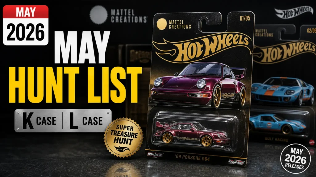 2026 Hot Wheels Releases: Mainline, Premium & Treasure Hunts